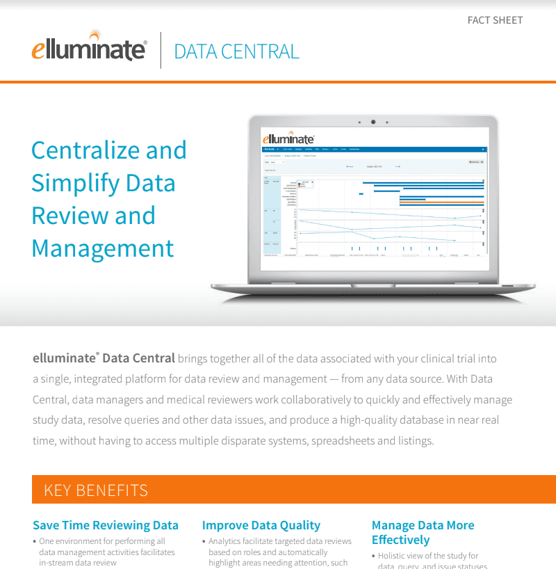 elluminate Data Central | eClinical Solutions